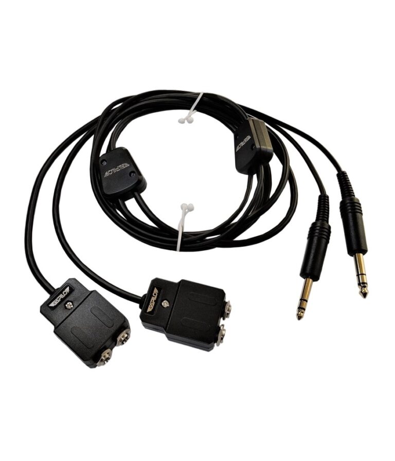 Rozdzielacz lotniczy, rozgałęźnik do słuchawek lotniczych PJ